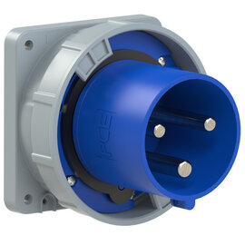 PCE Panel Mount Appliance Inlet 125A 240V 2P+E IP67 643-6 – Distro Design